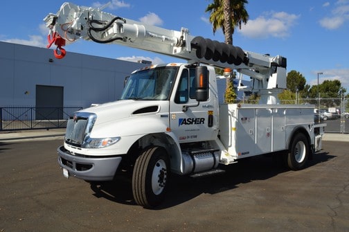 Late Model IHC Diesel Digger Derrick For Rental – Al Asher & Sons